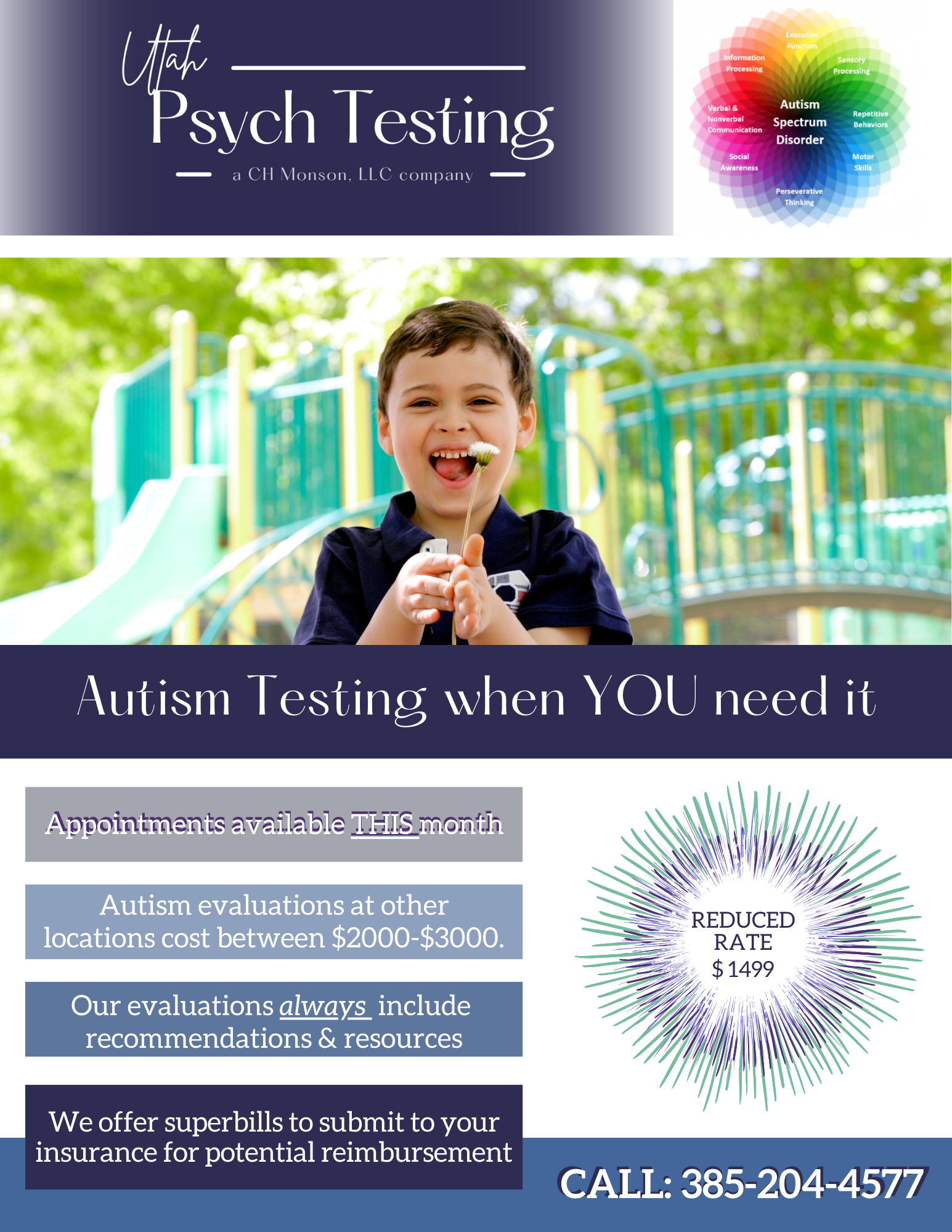 Autism Evaluations – Utah Psych Testing
